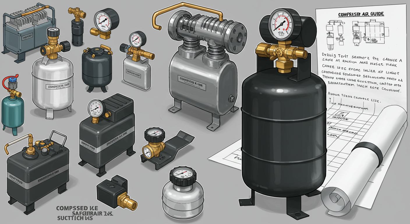 What is the Compressed Air Tank and How to Choose? How They Work